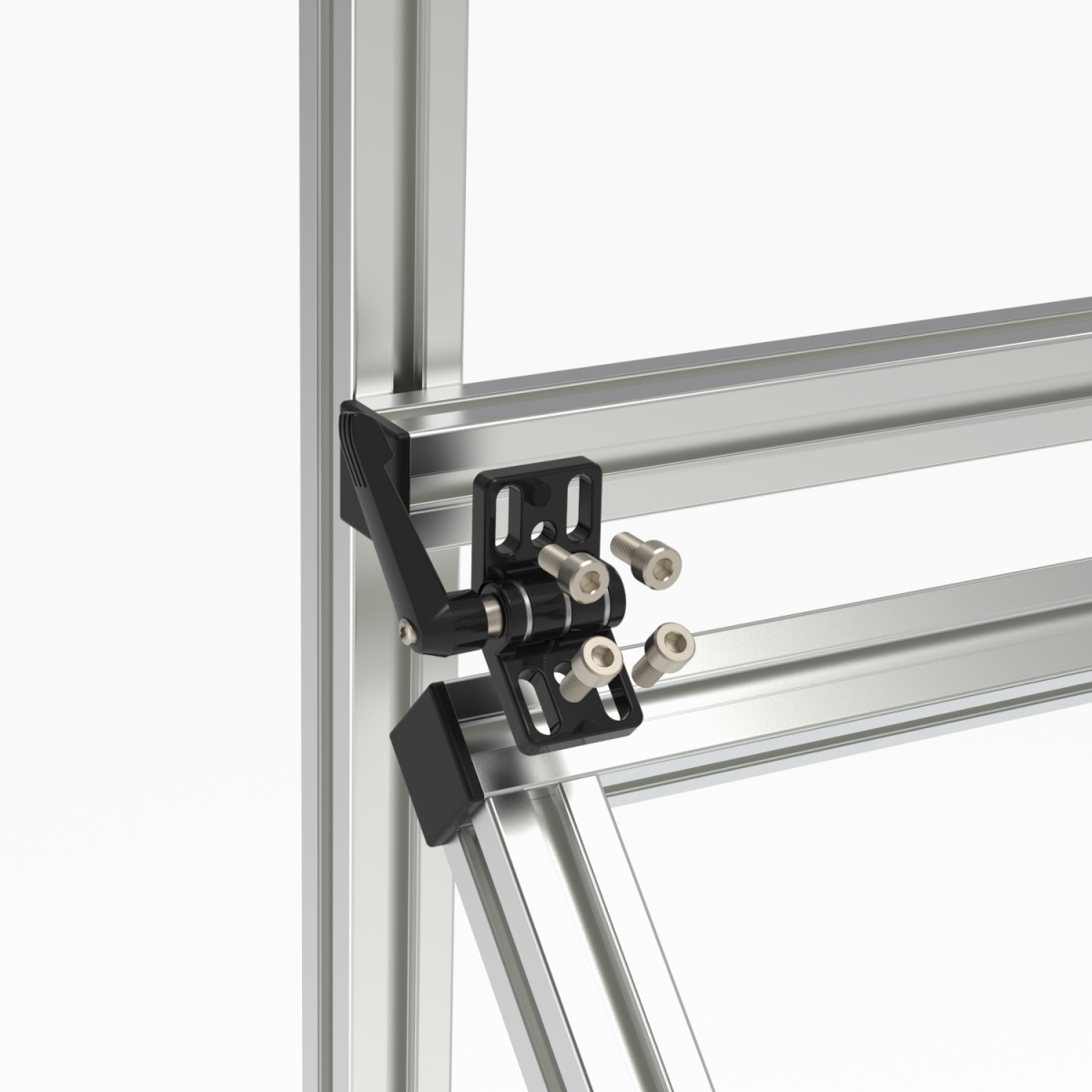 4 Series Slotted Hinge with Locking Lever - SlotPro